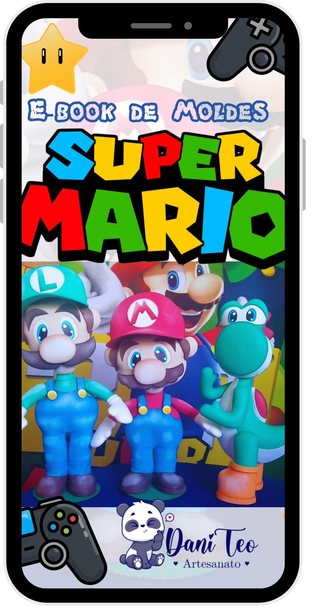 Ebook Super Mário Bros - DaniTeo Artesanato